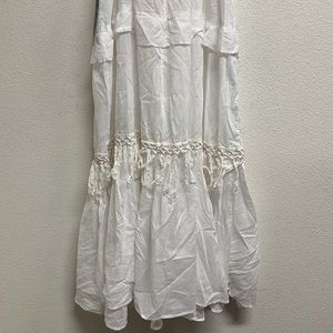 Dresses | True Destinations Resort Wear Sheer Tassles Tiered Dress ...